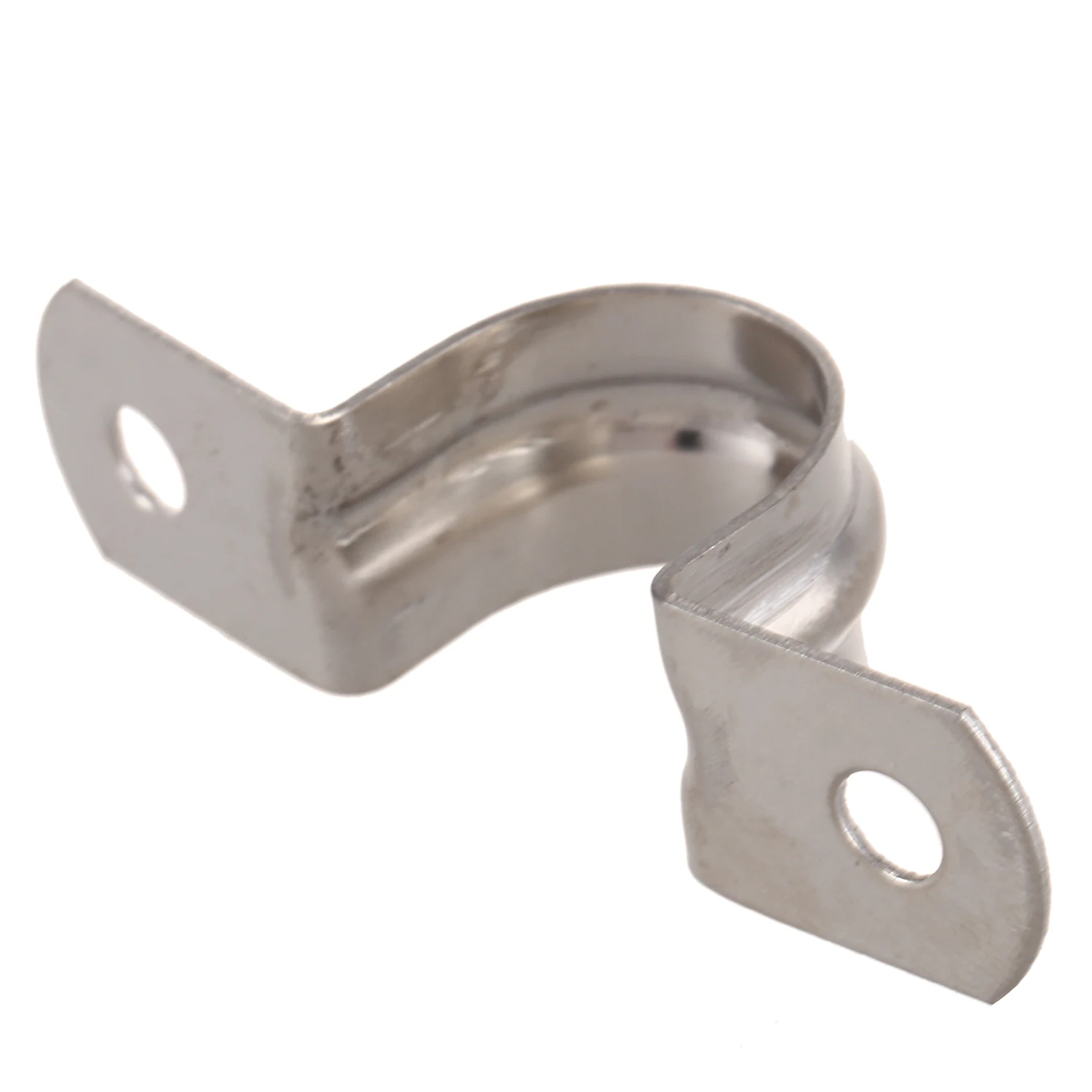 2 stainless steel U-shaped pipe clamps, half pipe for pipe fittings ...