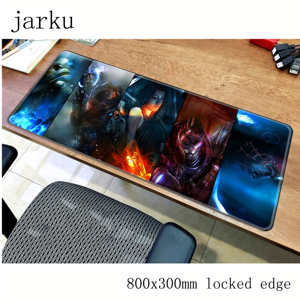 Mass Effect Pad Mouse Computador Gamer Mause Pad 800x300x2mm Padmouse ...