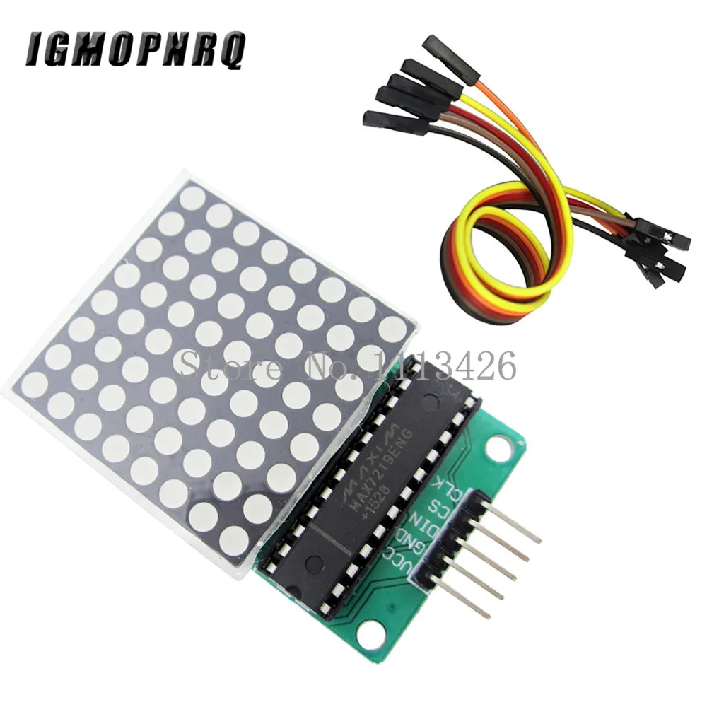 2pcs Max7219 Dot Led Matrix Module Mcu Control Led Display Module For Arduino Other Electronic