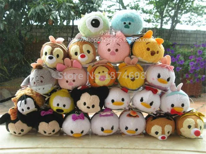Tsum Tsum Mini Plush Mickey Minnie Dumbo Peter Pan Piglet Lion King ...