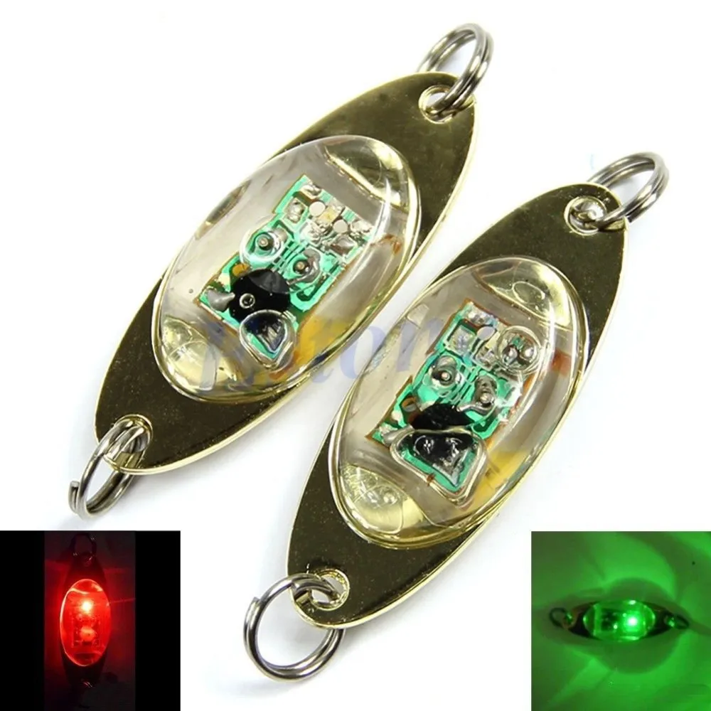 LED Submarina Deep Drop Eye Forma Pesca Squid Peixe Lure Luz ...