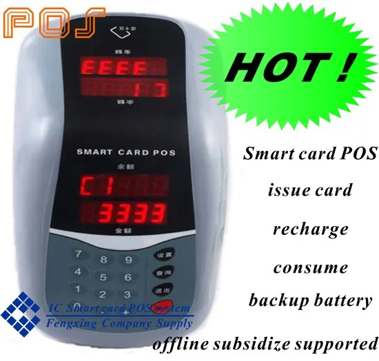 smart card POS terminal system with software (IC/Mifare1 card)|pos ...