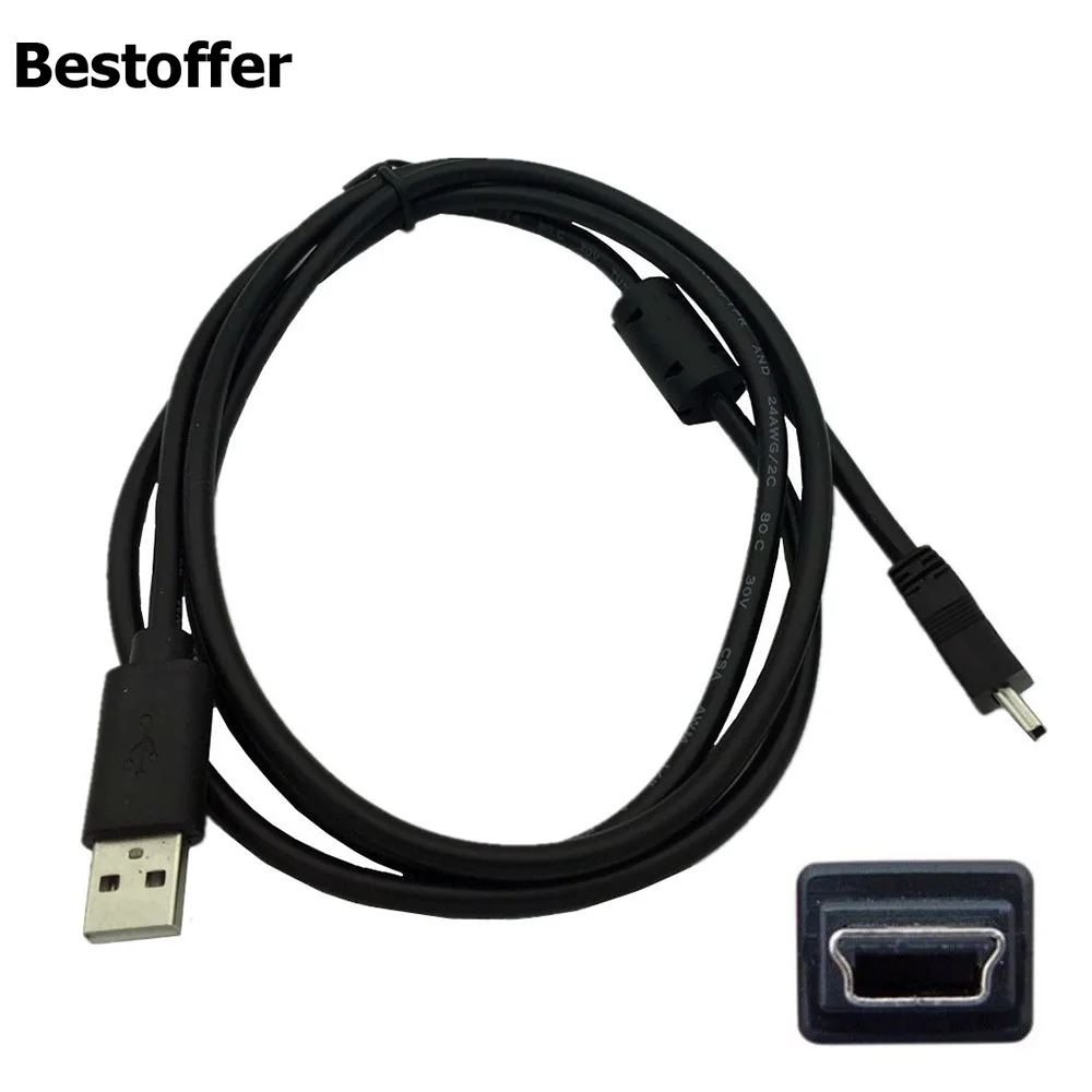 Pc Mini Usb 5pin Sync Data Cord Cable For Canon Powershot Camera ...