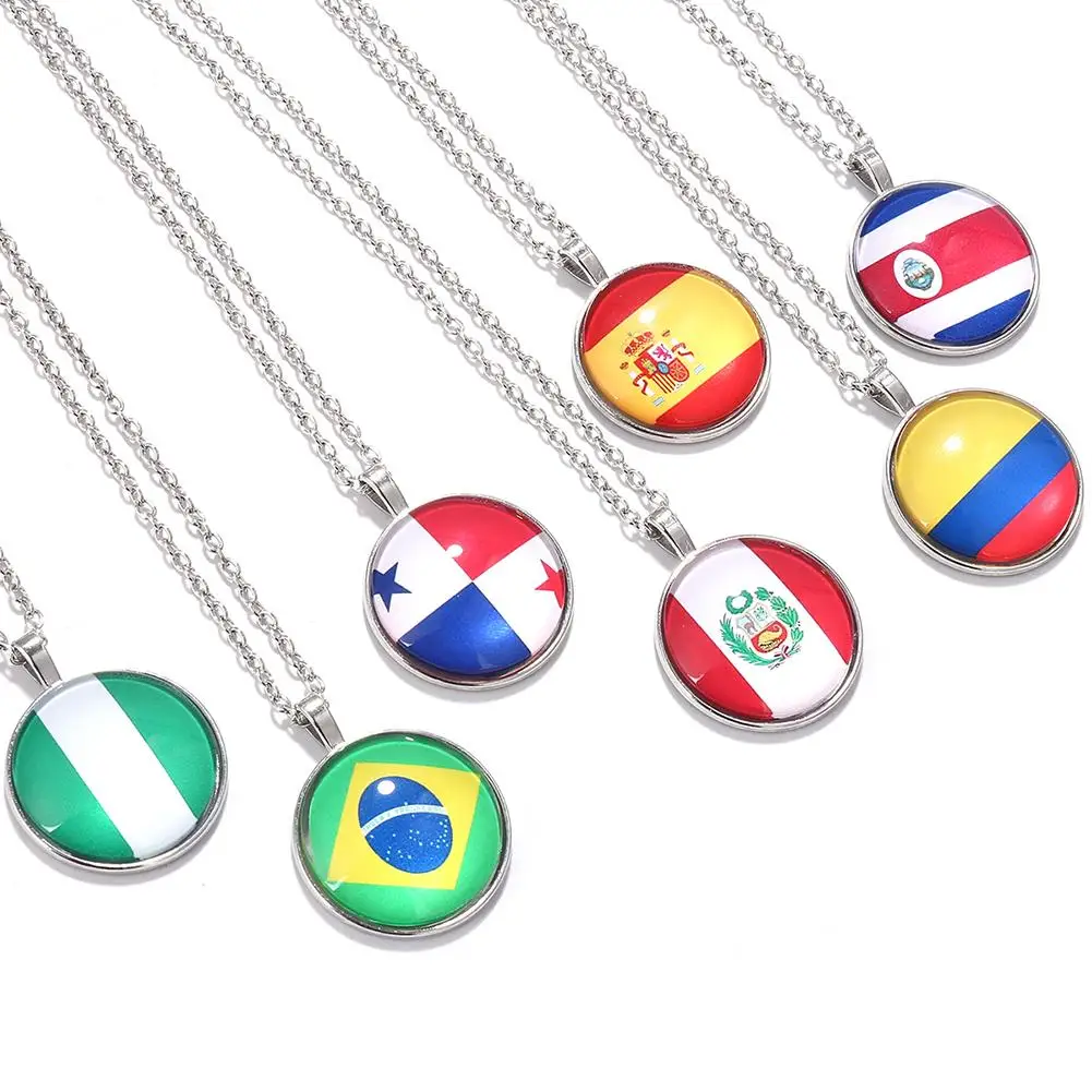 2018 32 Countries National Flag Chain Pendant Necklace Jewelry Gift -in ...