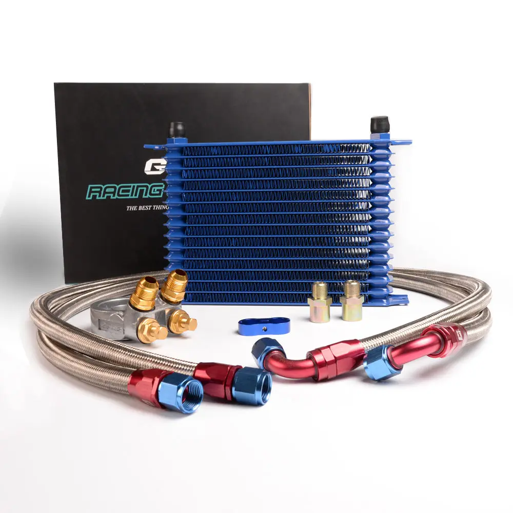 Gplus 15 Row Thermostat Adaptor Engine Racing Oil Cooler