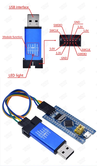 STM32 Programmer ST-Link V2 Mini Programmer - For STM8 & STM32 ...