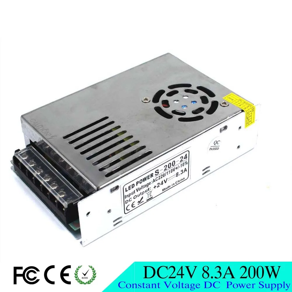 Universial-DC-24V-Power-Supply-8-3A-200W-Led-Switching-Power-Adapters ...