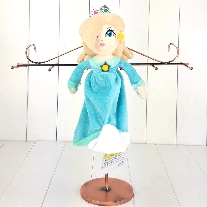 23cm Anime Cartoon Plush Toy Rosalina in Blue Dress Soft Stuffed Doll ...
