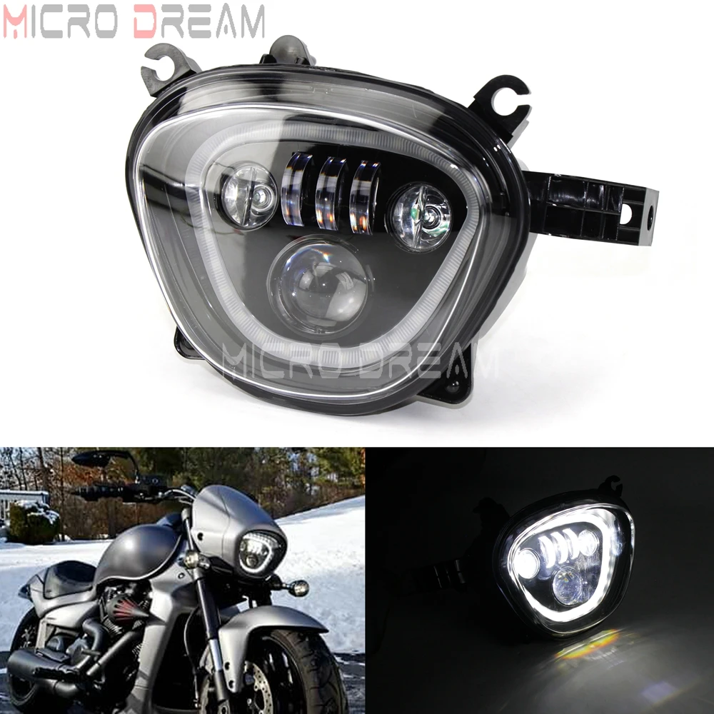 Motorcycle LED Headlight Assembly for Suzuki Boulevard C90 M90 M109R VZ1500 VZR 1800 2006-2019 ...