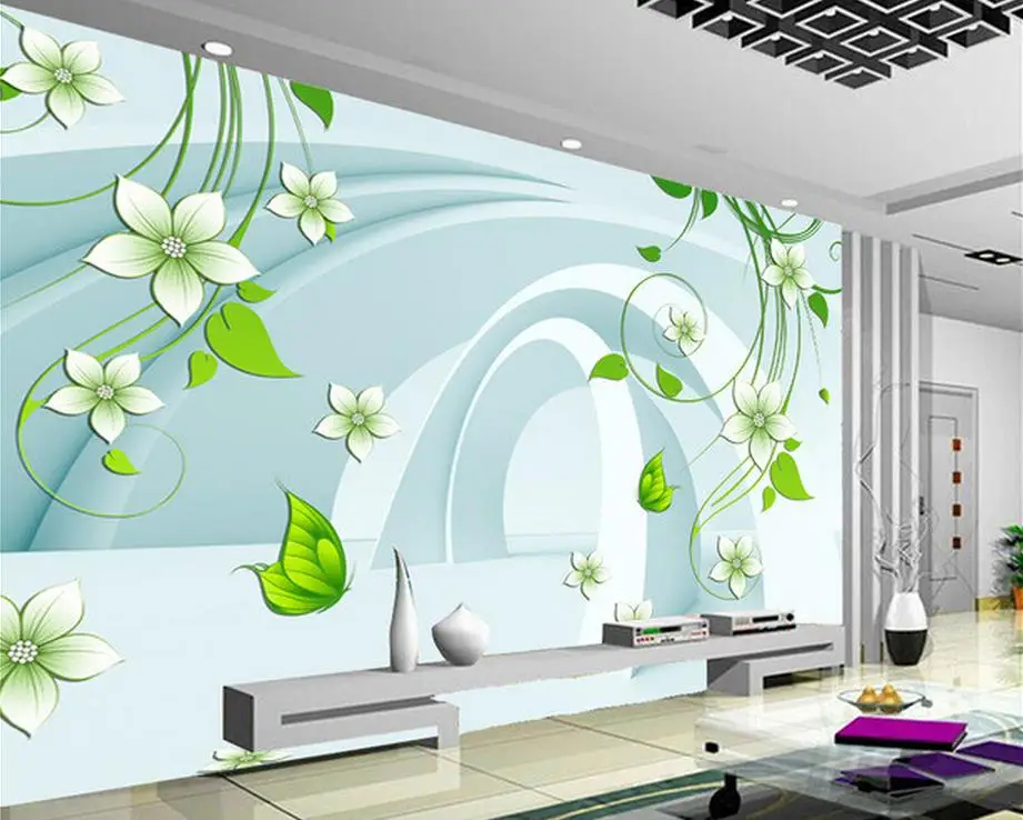 Aliexpress.com : Buy custom 3d wallpaper Stylish and elegant floral ...
