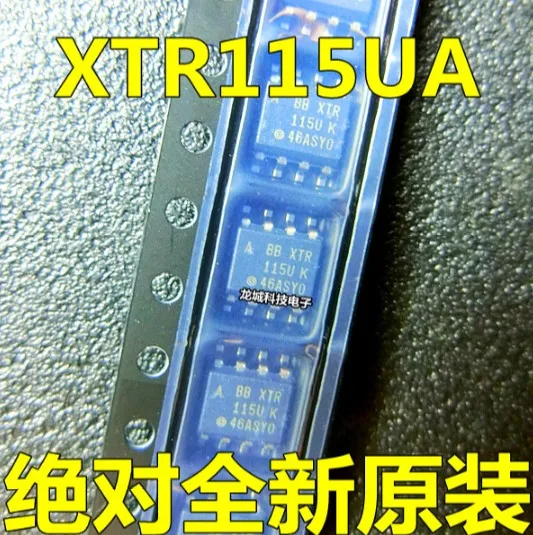10 unids/lote XTR115 XTR115U XTR115UA IC 4MA a 20MA transmisor 8 SOIC ...