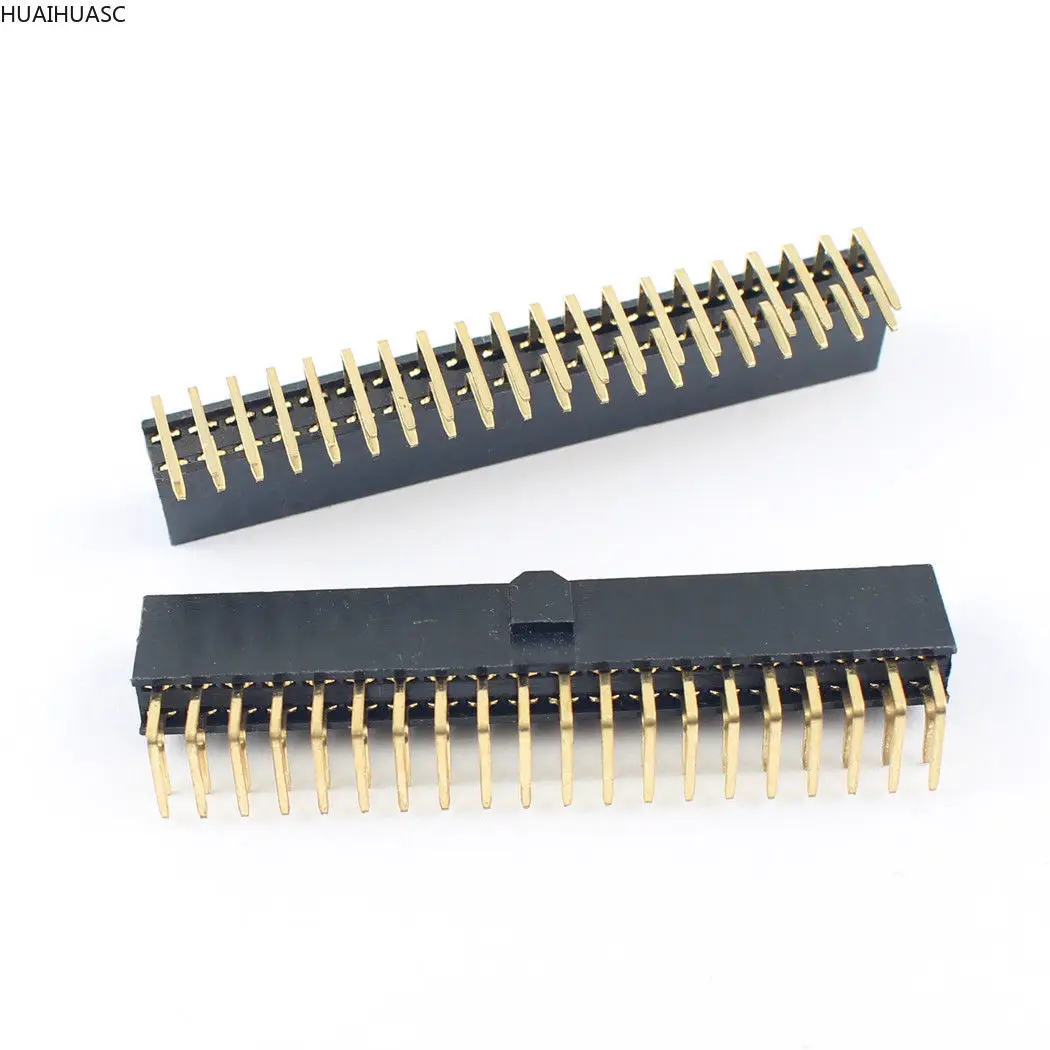 10pcs-2-54mm-Pitch-2x20-40-Pin-Right-Angle-Female-Header-Strip ...