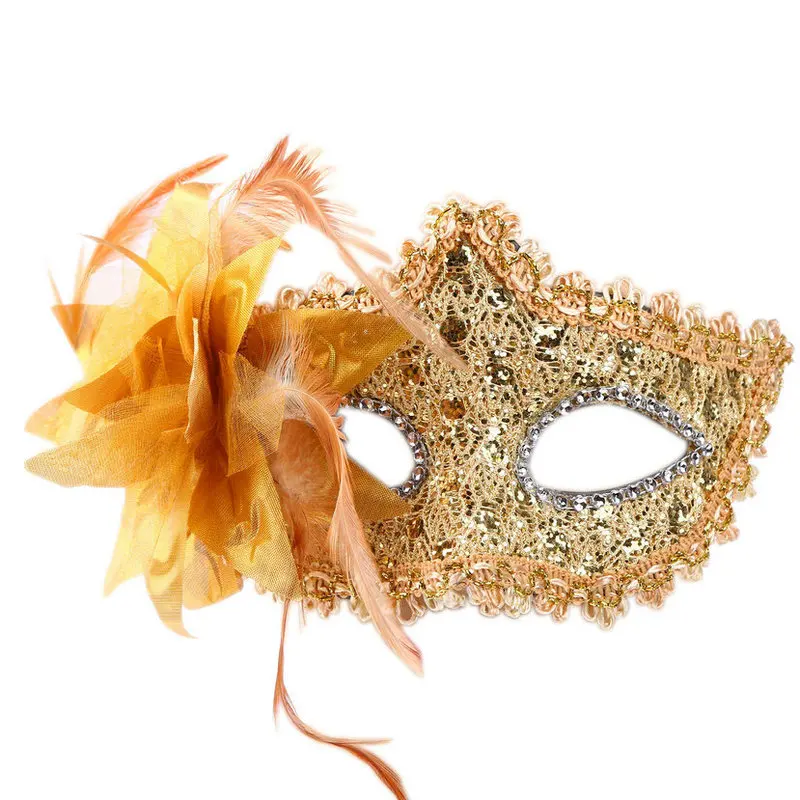 Party Masks Festive & Party Supplies Plastic flowers mask masquerade ...