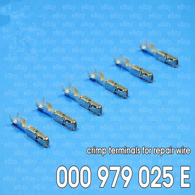 100pcs/lot Crimp Terminals (pins) For Repair Wire For Audi VW Skoda ...