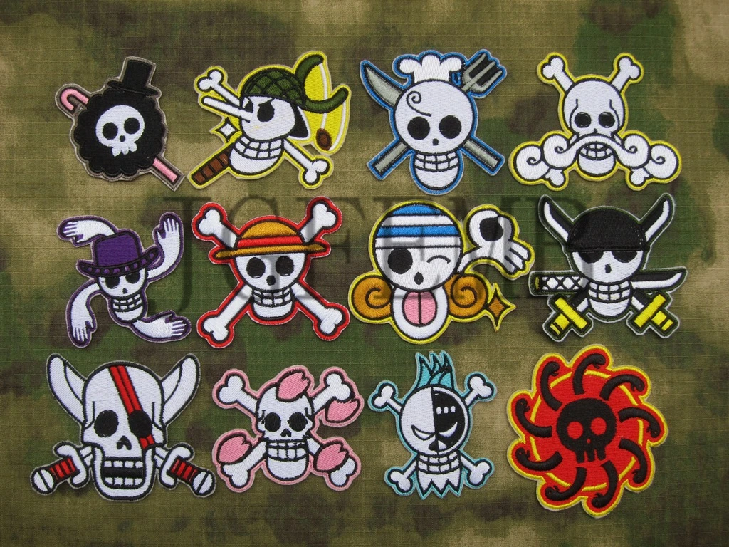 ONE PIECE Military Tactical Morale Embroidery patch Badges-in Patches ...