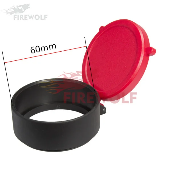 Fire Wolf Rifle Lens Internal Diameter Transparent Red Shooting 14 ...
