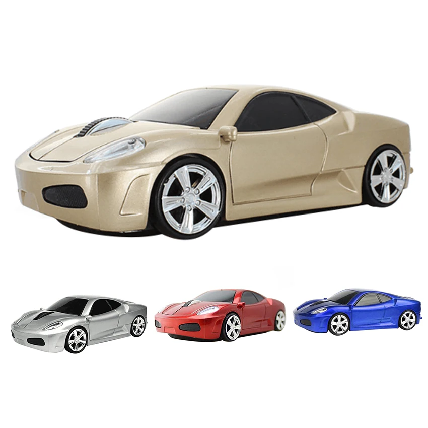 3D 2.4GHz Wireless Car Shape Mini Mouse Mice 1200 DPI Cordless Optical ...
