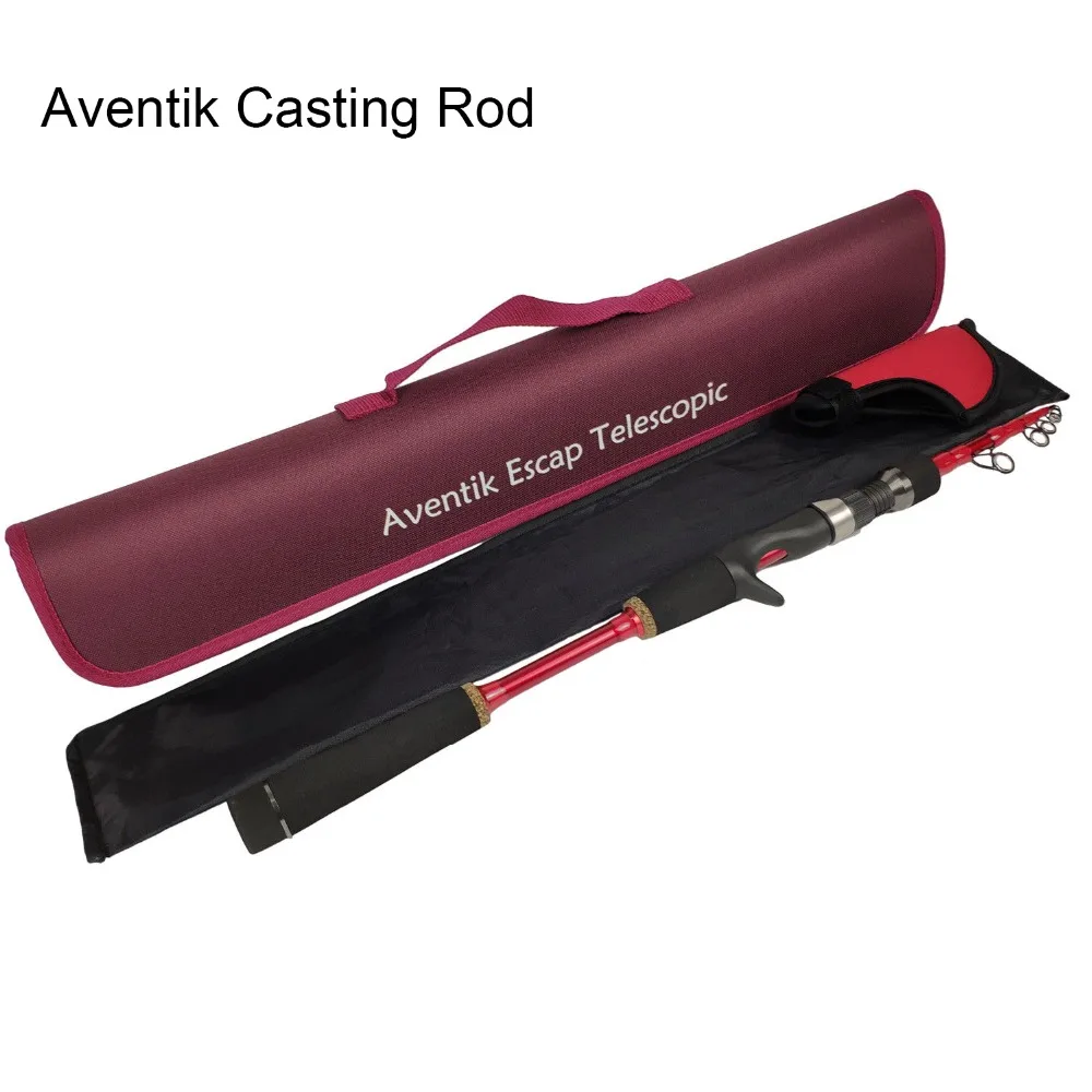 Travel Fishing Rod Aventik Escape 24T Carbon Telescopic Casting Rod ...