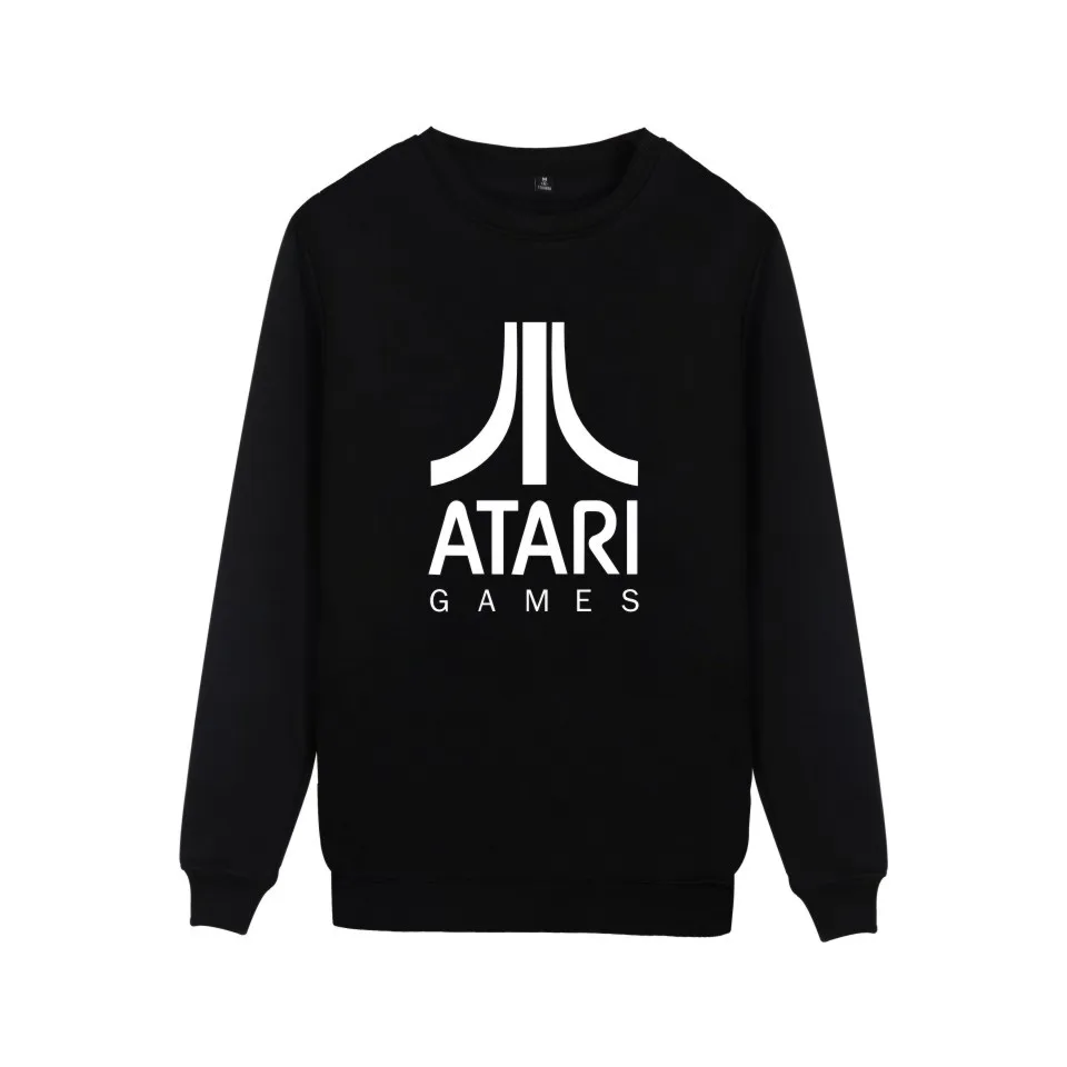 ATARI Logo of Atari Printed Sweatshirt Men Hoodies Spring Winter Mens ...