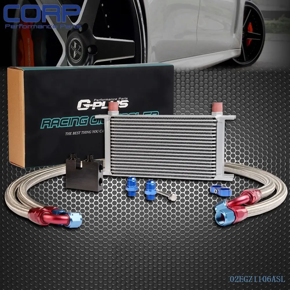 19 Row Oil Cooler Kit For BMW N54 Engine Twin Turbo 135 E82 335 E90 E92 ...