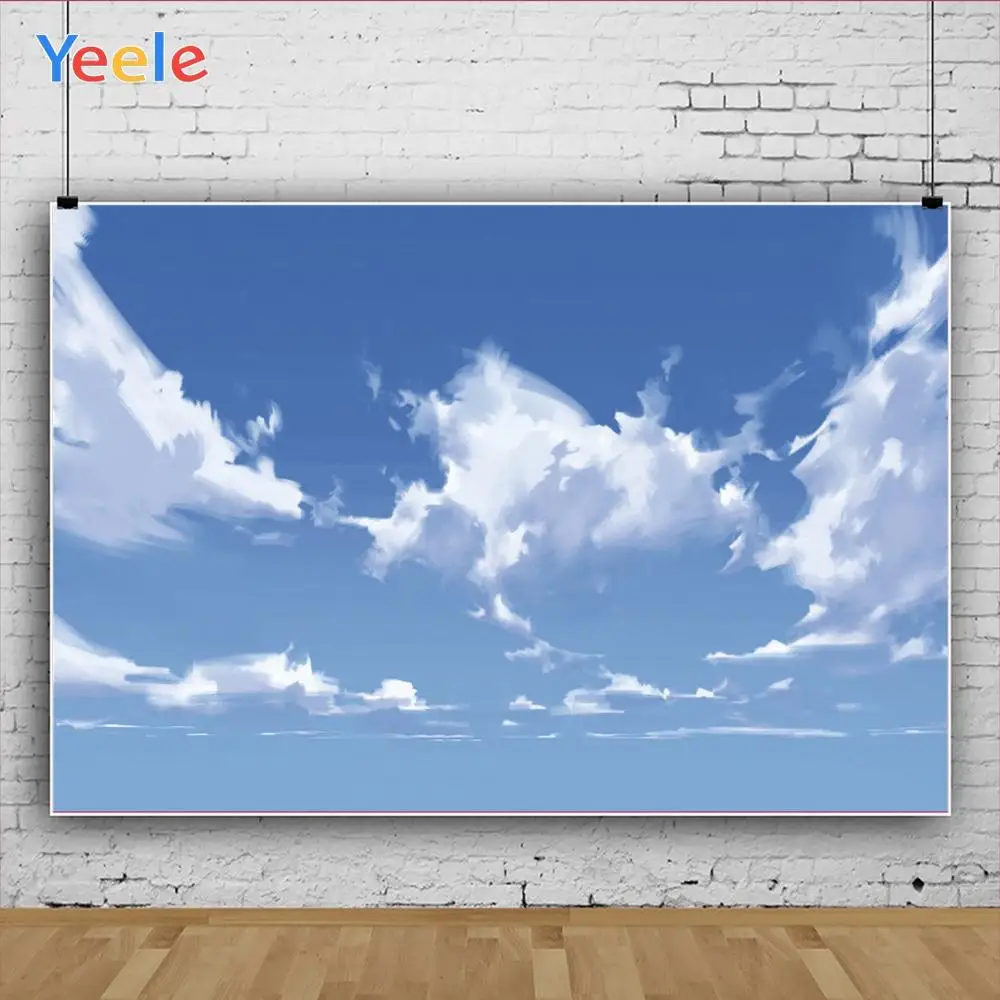 Yeele Cloud Blue Sky Man Work Outdoor Scene Professional Portrait ...