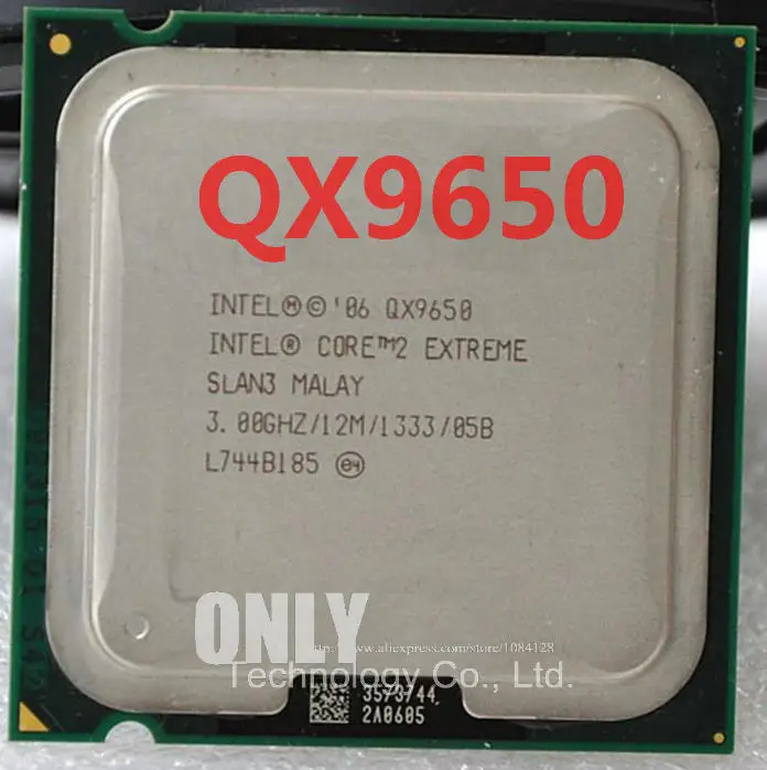 Procesador Intel Core 2 Extreme QX9650, SLAN3, 3,0 GHz, 12MB, L2 ...
