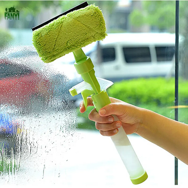 FANYI Multi functional Spray Glass Cleaner Double sided Glass Cleaner ...