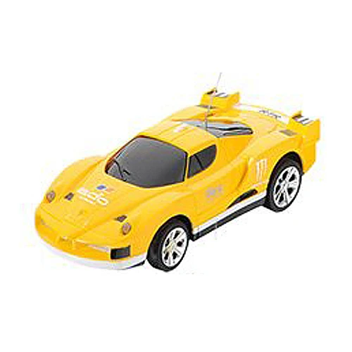 HFES Mini Miniature Race Car Vehicle Toy RC Radio Remote Control yellow ...