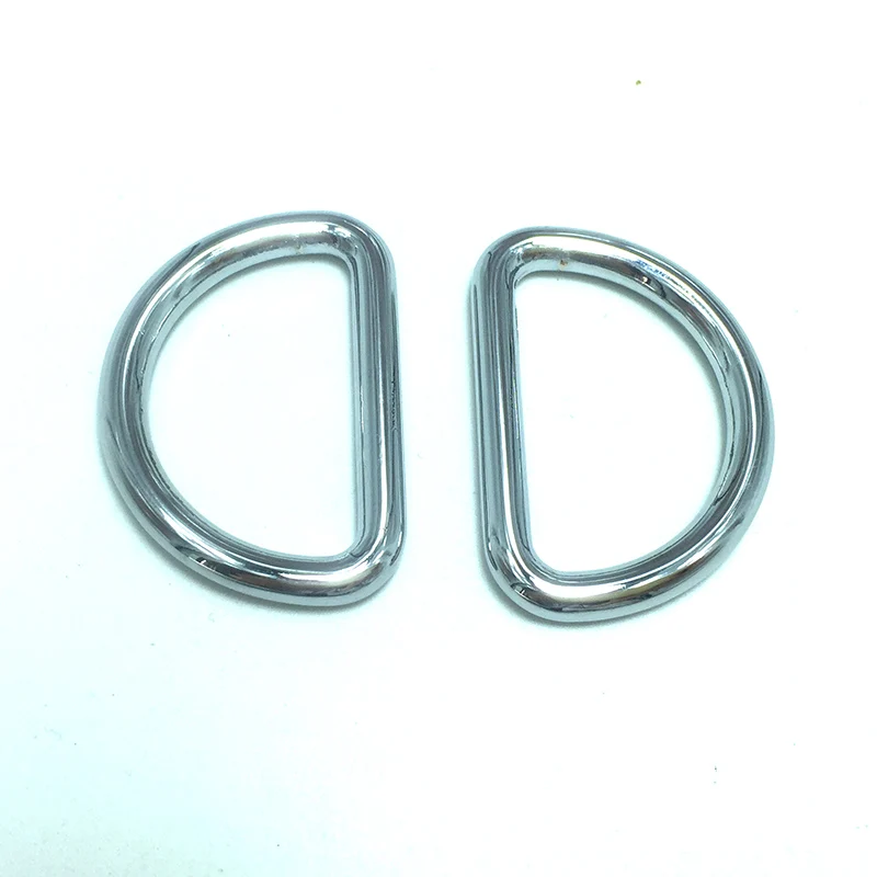 20 pieces Welded D Ring 1.25 inch (31.5mm) Nickel plated|d ring|welded ...