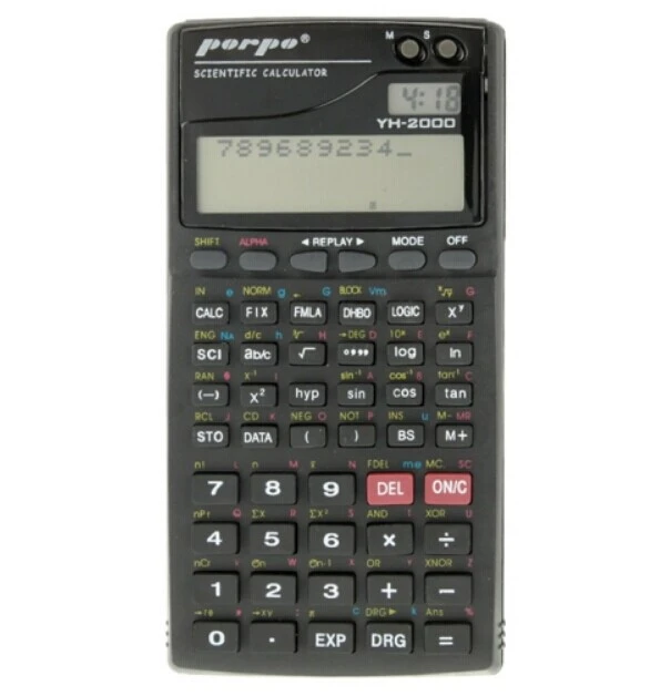Porpo YH 2000 2 5 Inch 11 Digits Function Scientific Calculator porpo-yh-2000-2-5-inch-11-digits-function-scientific-calculator