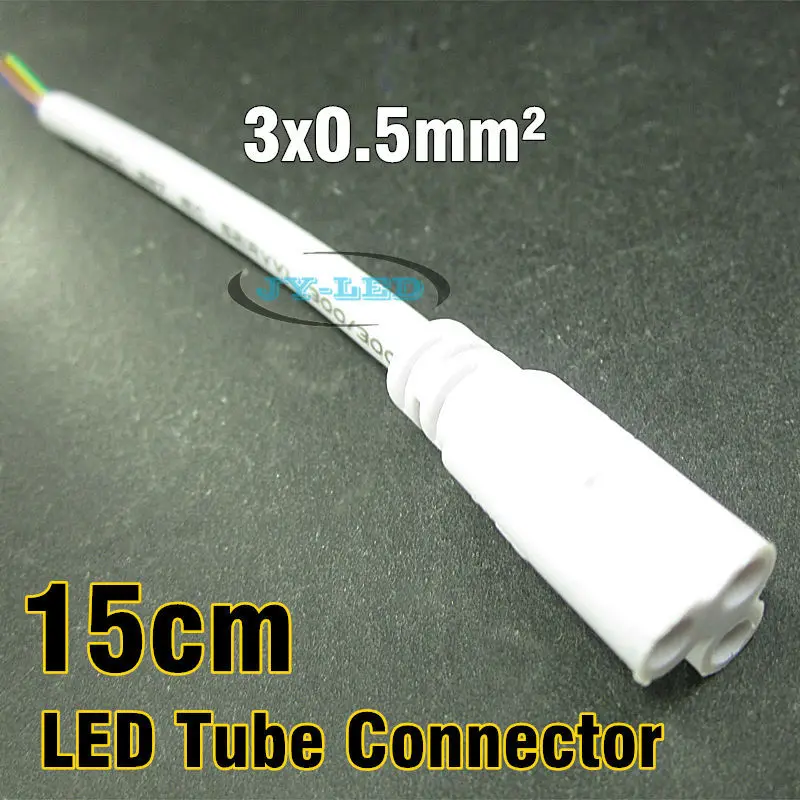 T5 T8 LED Tube Connector Cable 15cm 3 Pin 3 Hole One Ends For LED Tubes ...