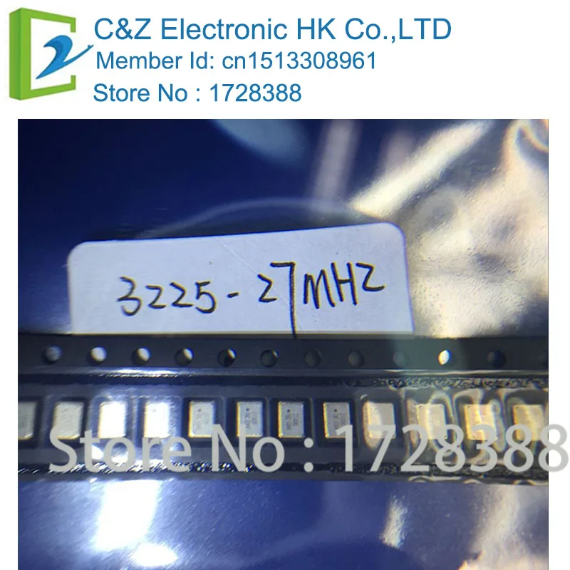 3225 27MHZ SMD 3225 active crystal oscillator 27MHZ 27M 3.2*2.5 3.3V 25PPM high frequency ...