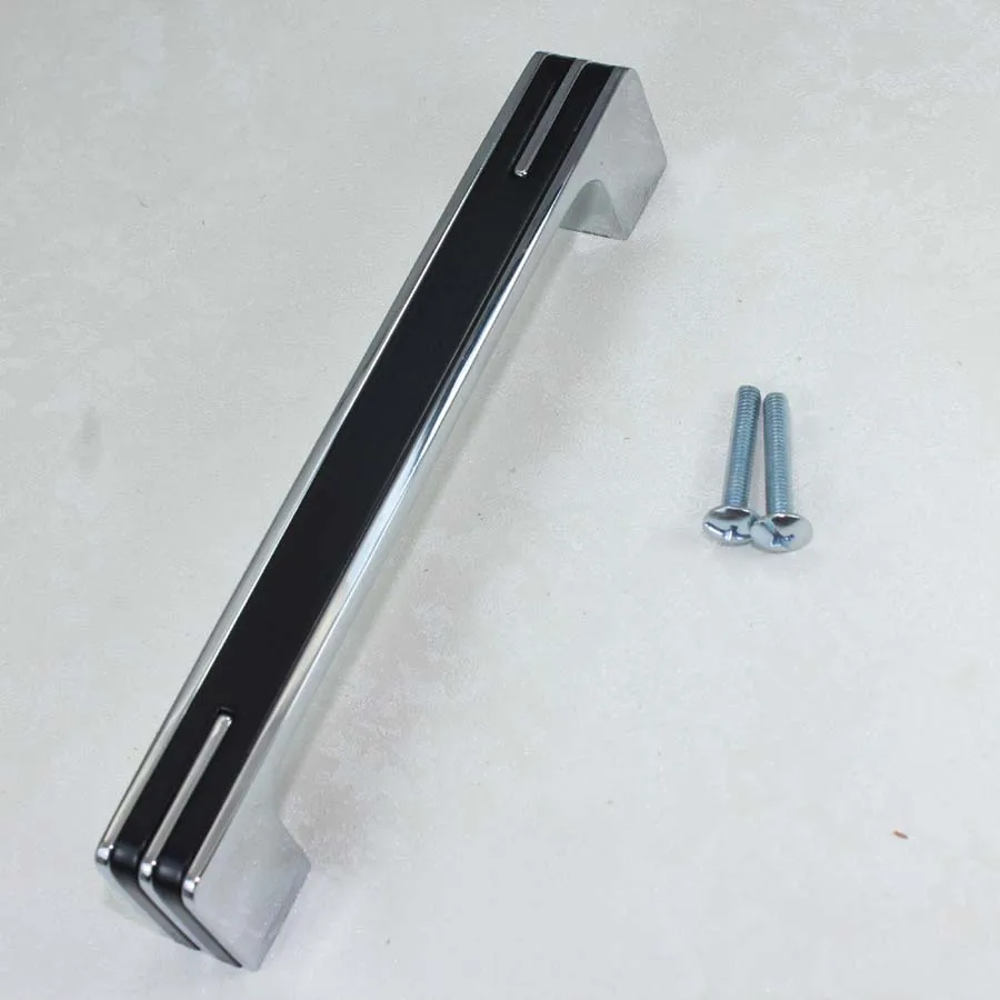 128MM Modern simple Dresser Drawer Pull Handles Knob Black Fashion ...