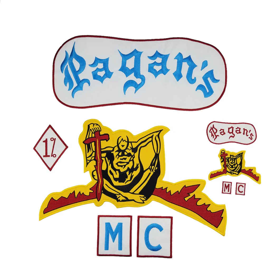 Pagan's M C 3.5 inch embroidered patch Transportation Motorcycles
