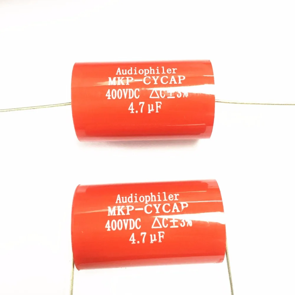 Condensador de Audio Tubular MKP, 5 piezas, 4,7 uF, 400V|audio capacitor|4.7uf 400vaudio ...