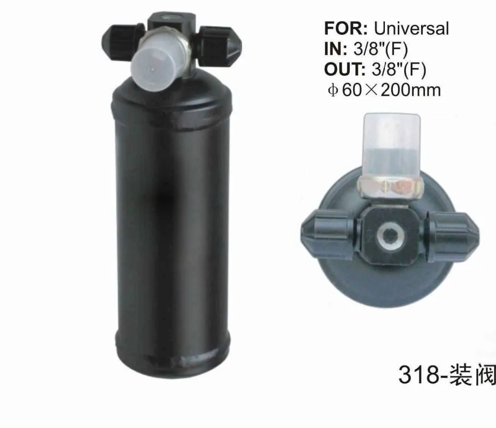 Auto-air-conditioner-receiver-drier-universal-for-318-WITH-VALVE-IN-OUT ...