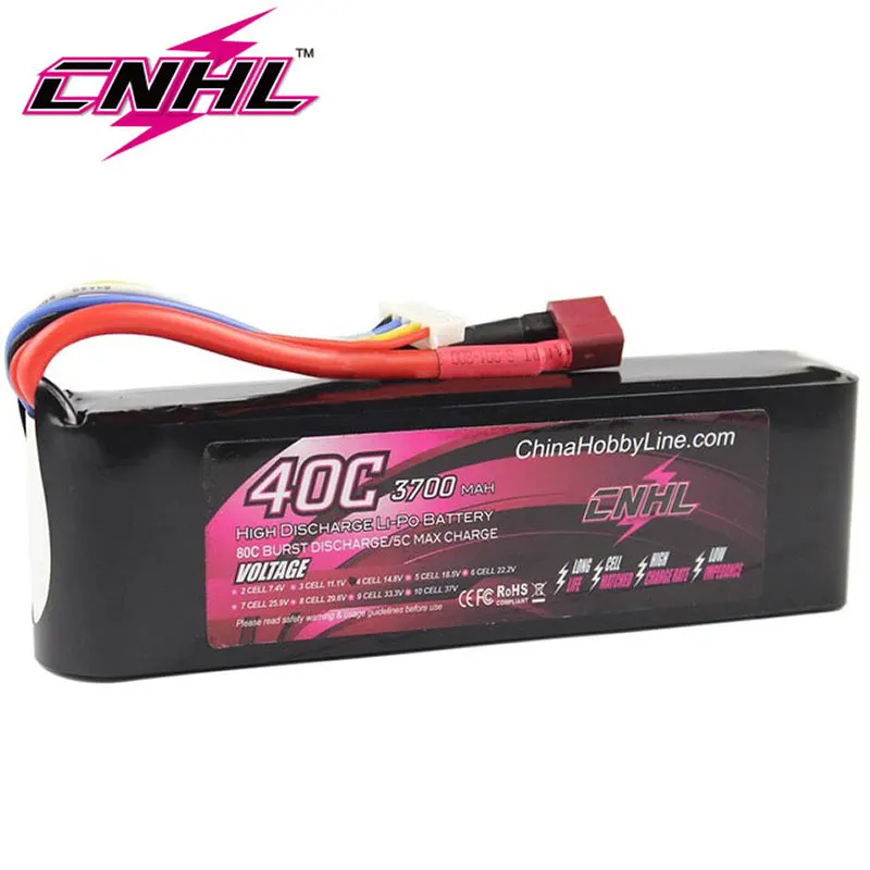 CNHL 4S 14.8V 3700mAh 40C Lipo - at all stores