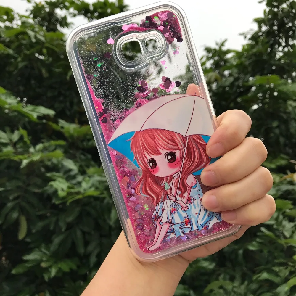 3D Glitter Flamingo Girls Water Cases for Samsung J7 2017 Mandala Heart ...