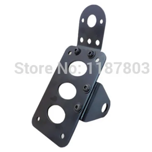 Motorcycle Side Mount License Plate Bracket Horizontal Vertical Axle ...