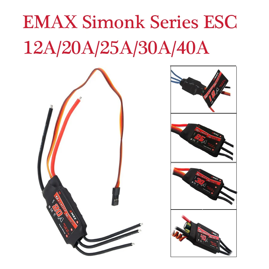 EMAX Simonk Series 12A 20A 25A 30A 40A ESC Firmware for Mini Quadcopter ...