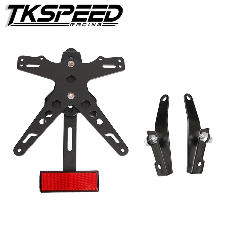 1 Set motorcycle cnc license plate frame Licence holder motor number ...