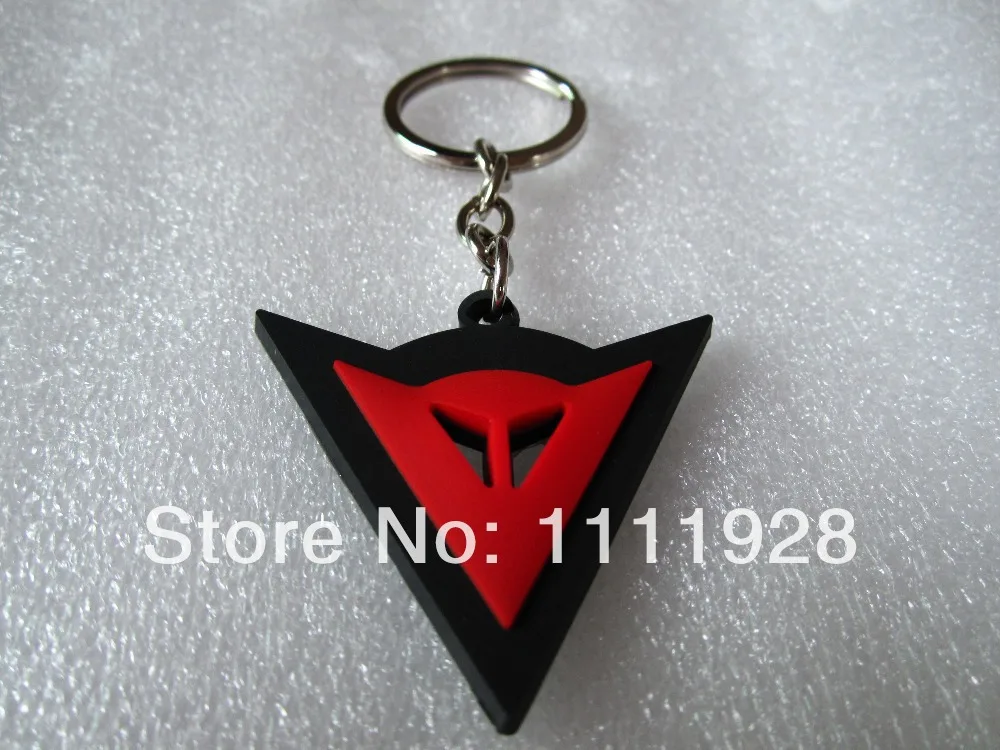 Free Shipping Motorcycles PVC Rubber Keyring Keychain Key rings chains ...