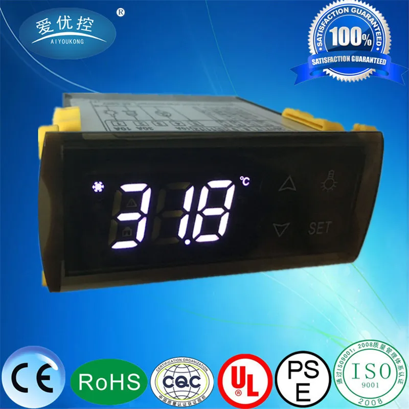 220v Digital Temperature Controller Touchscreen Kitchen Thermostat ...