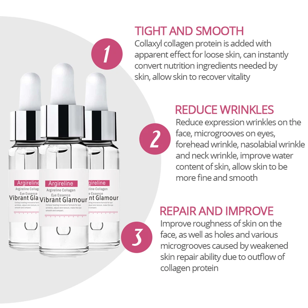 Argireline Collagen Eye Serum Against Puffiness Anti-Wrinkle Remover ...