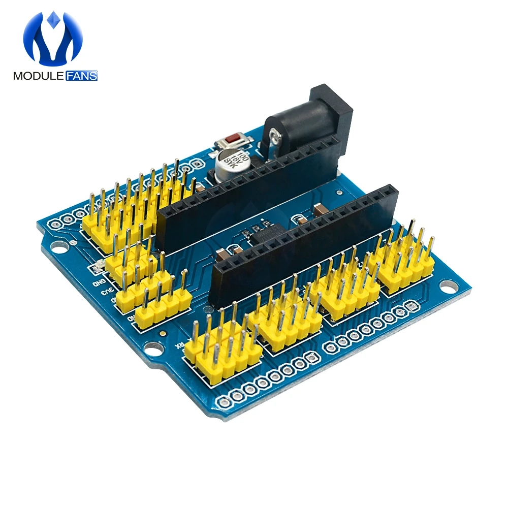 Nano I/o Io Expansion Sensor Shield Module For Arduino R3 Nano V3.0 3.0 ...