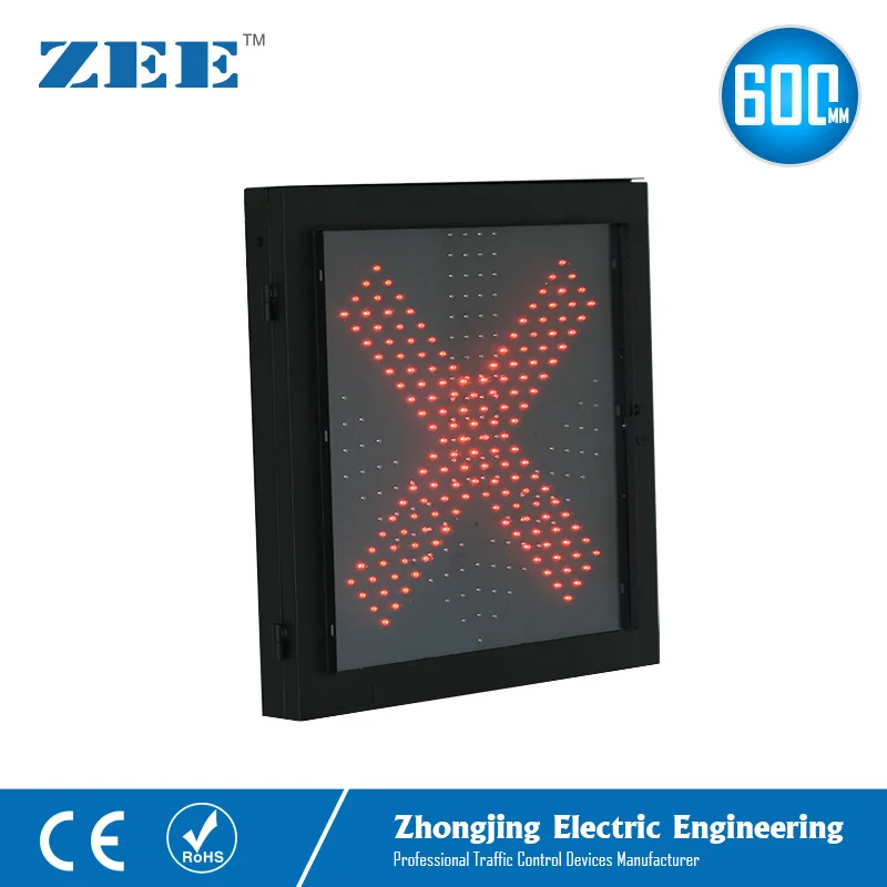 Double Side 600mm LED Traffic Light Toll Station High Way Traffic ...