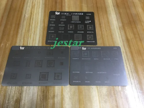 3 unids/lote reparación BGA plantilla dedicar kit para xiaomi MTK ...