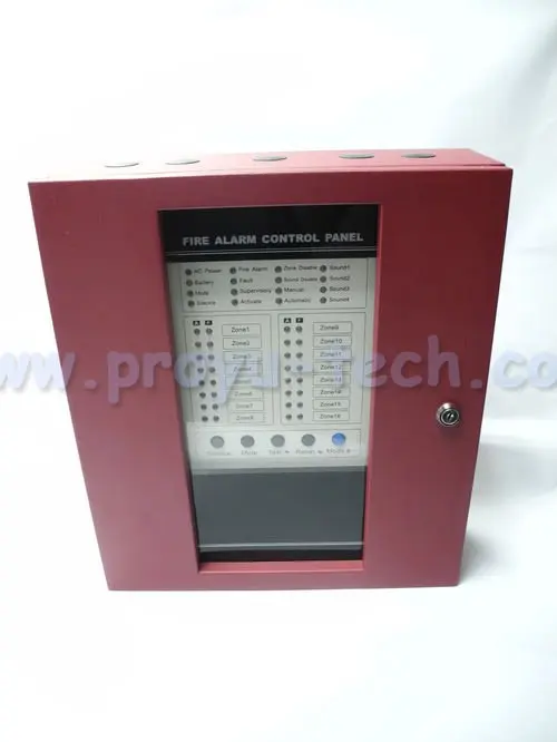 16 Zone, Conventional Fire Alarm System Control Panel Py-ck1016 - Fire ...