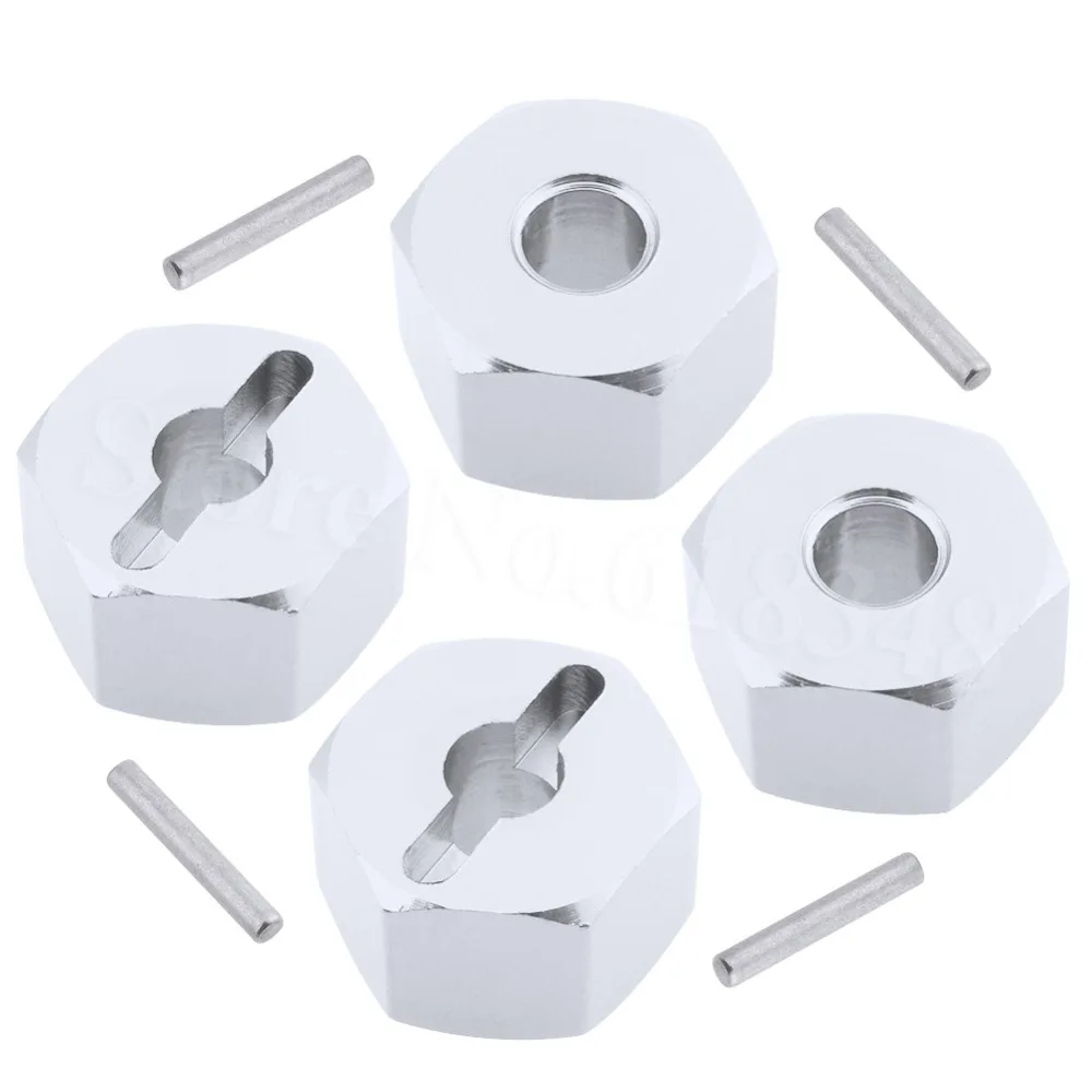 4pcs/lot 14mm Alum.wheel Hex Mount Drive Hub With 1.5*10mm Pins For Rc ...