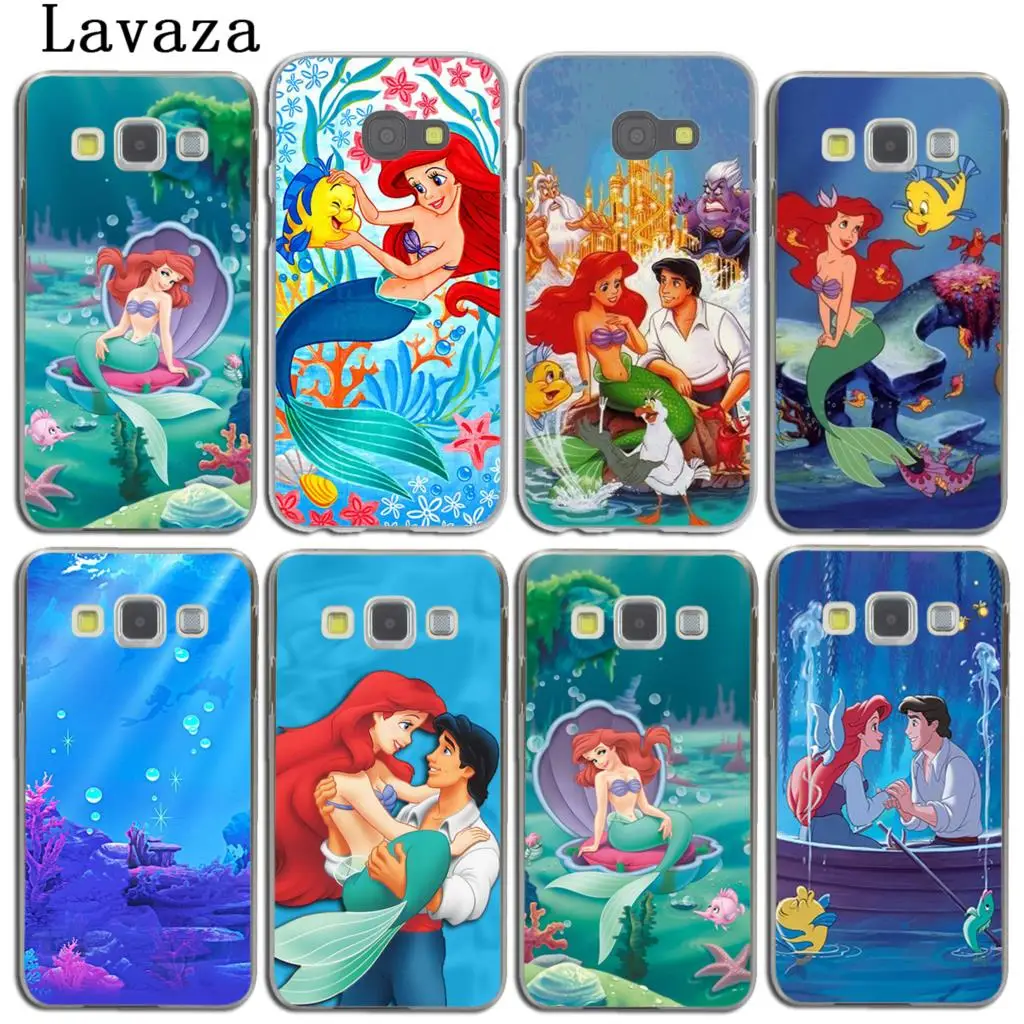 Lavaza Cartoon Anime The Little Mermaid Phone Case for Samsung Galaxy ...
